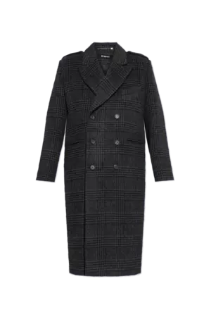 MISBHV Checked Wool Coat