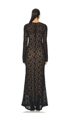 by marianna kayden maxi dress in beige l academie L'Academie Kayden Maxi Dress in Black