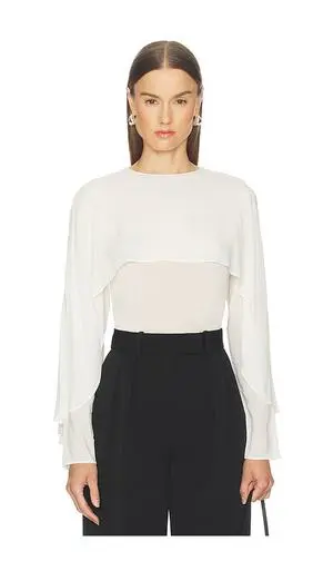 L'academie Tesh Cape Effect Top