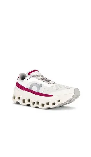 On Cloudmonster Sneakers - Ivory & Grenadine