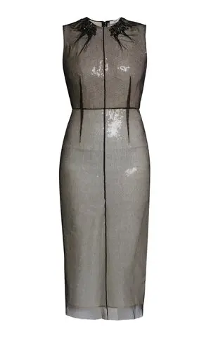 Erdem Embellished Midi Dress