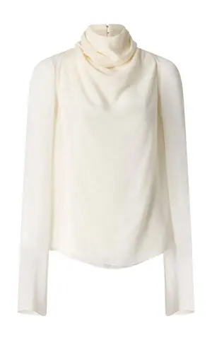 Altuzarra Cara Draped Top - Ivory