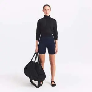 SKIMS Shine Bonded Waist Biker Short - Navy