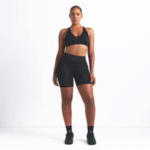 SKIMS Shine Bonded Waist Biker Short - Obsidian