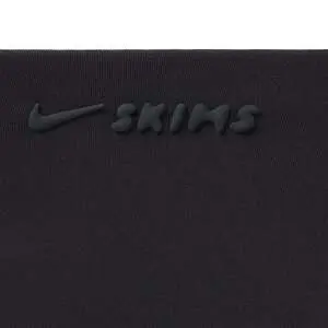 SKIMS Racerback Tank Top With Sculpting Matte Fabric And Dri-fit Technology - Obsidian