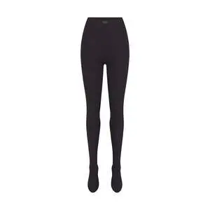 SKIMS Nike Matte Footsie Grip Legging - Obsidian