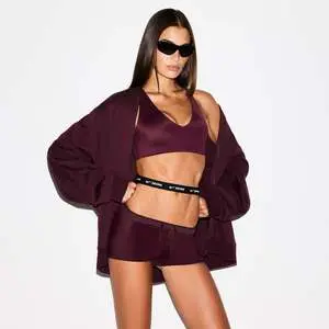 SKIMS Oversized Track Jacket