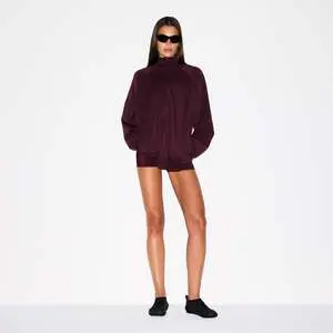 SKIMS Oversized Track Jacket