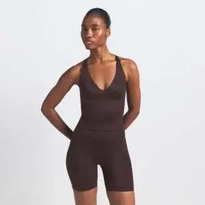 SKIMS Shine V-neck Tank Top - Phoenix