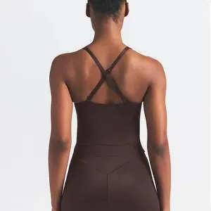 SKIMS Shine V-neck Tank Top - Phoenix