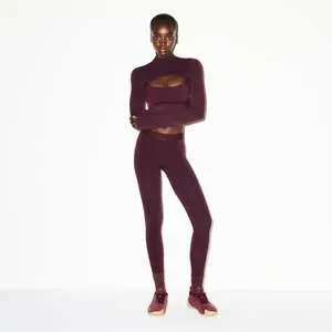 SKIMS Vintage Seamless Long Sleeve Shrug - Currant