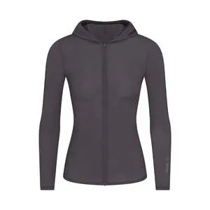 SKIMS Weightless Layers Zip-up Hoodie - Lead