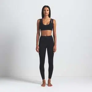 SKIMS V Line 26" Legging | Deep Neutral | | Nike Matte - Obsidian