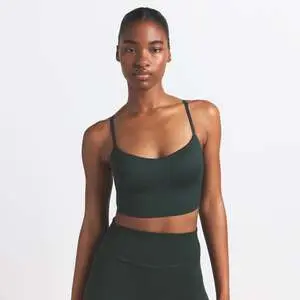 SKIMS Nike Matte Cami Bra Top - Dark Teal