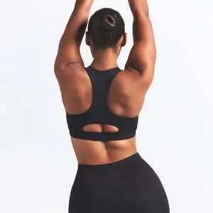 SKIMS High Neck Bra | Deep Neutral | | Nike Matte - Obsidian