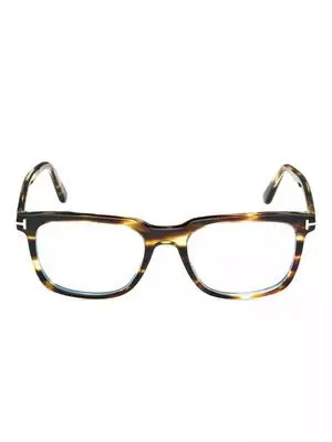TOM FORD Eyeglasses Square Frame - Brown