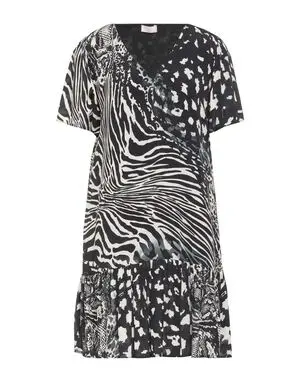 Liu Jo Zebra-print Flared Mini Dress