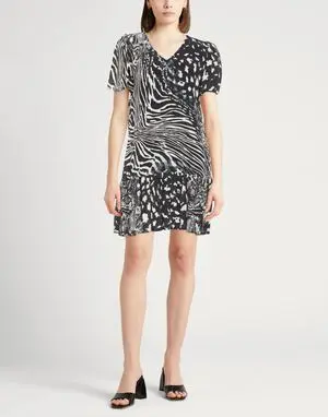 Liu Jo Zebra-print Flared Mini Dress