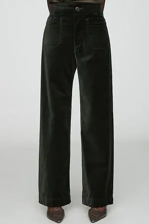 Maeve The Colette Full-length Velvet Pants