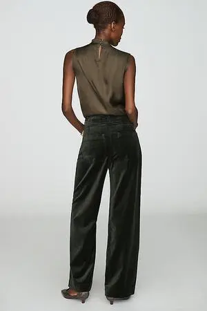 Maeve The Colette Full-length Velvet Pants