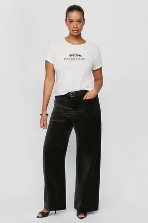 Maeve The Colette Full-length Velvet Pants