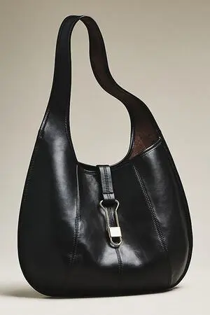 Dolce Vita Nova Leather Buckle Tote - Black
