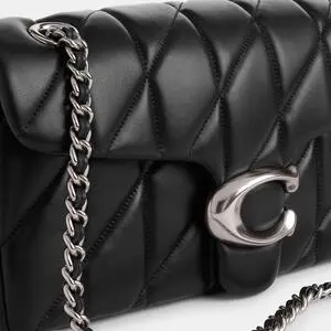 COACH Tabby Shoulder Bag 26 With Pillow Quilting - Silver/black