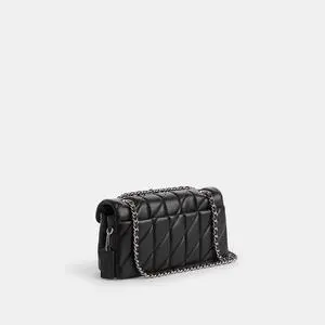 COACH Tabby Shoulder Bag 26 With Pillow Quilting - Silver/black