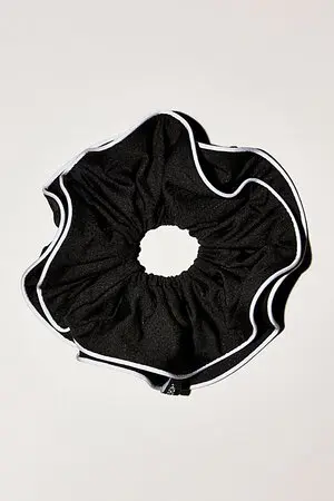 Free People Spotlight Super Reflective Scrunchie - Black