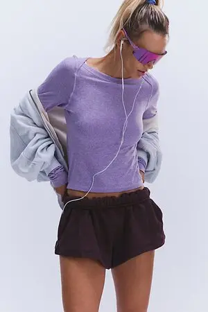 FP Movement Cropped Fleece Performance Tops