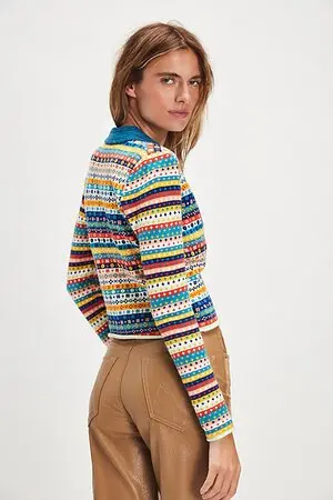 Free People Oak And Pine Cardigan - Heritage Combo