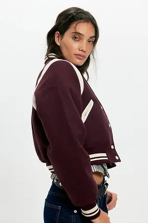 Blanknyc Smart Move Jacket - Wine
