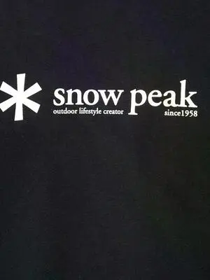SNOW PEAK Logo-print T-shirt - Black