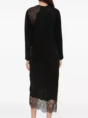 IRO PARIS Adima Lace-panel Midi Dress