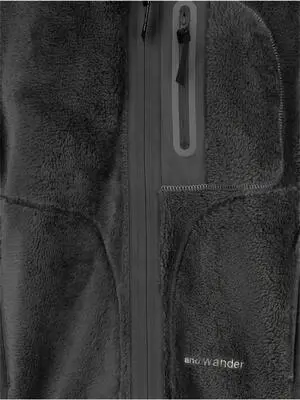 AND WANDER Zipped Fleece Jacket