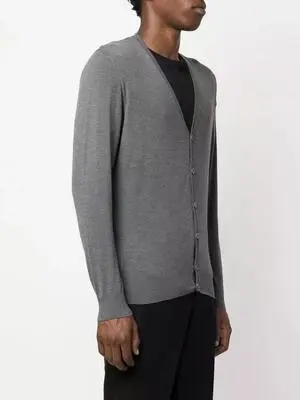 Colombo Button-down Knit Cardigan - Grey