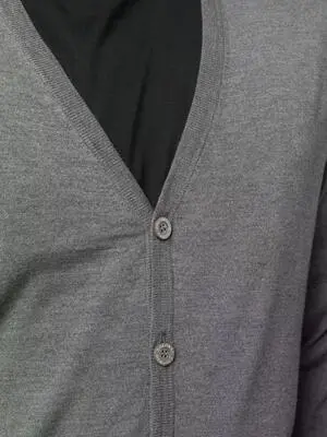 Colombo Button-down Knit Cardigan - Grey
