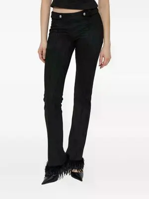 MISBHV Feather-trimmed Trousers