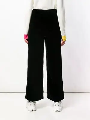 Aspesi Velour Wide-leg Track Pants