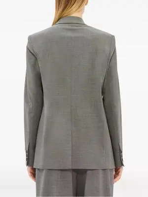 MSGM Single-breasted Blazer - Grey