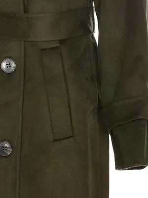 Michael Kors Double-breasted Belted Trench Coat - Green