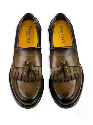 DOUCAL'S Tassel-detailing Fringed Loafers
