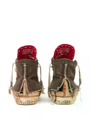 MAISON MARGIELA Loved To Death High-top Sneakers - Brown