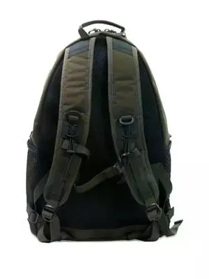 AND WANDER Triangular-logo Backpack - Green