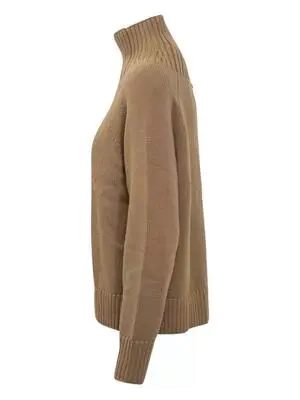 Michael Kors Ribbed Funnel-neck Sweater