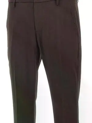 DONDUP Buttoned Logo-detail Pants