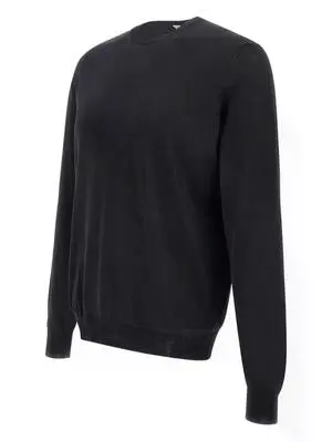 FILIPPO DE LAURENTIIS Cotton Crew Neck Sweater - Black