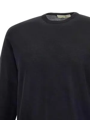 FILIPPO DE LAURENTIIS Cotton Crew Neck Sweater - Black