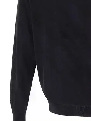 FILIPPO DE LAURENTIIS Cotton Crew Neck Sweater - Black