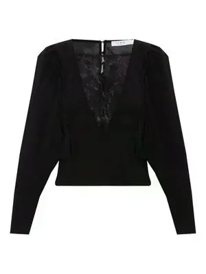 IRO PARIS Lace-panelled Blouse